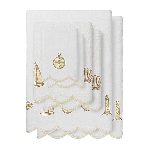 Click here for Linum Home Textiles Sea Joy Scallop 6-pc. Quick Dr... prices