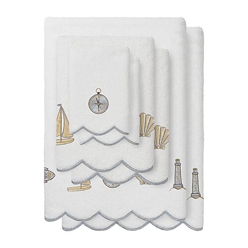 Click here for Linum Home Textiles Sea Joy Scallop 6-pc. Quick Dr... prices
