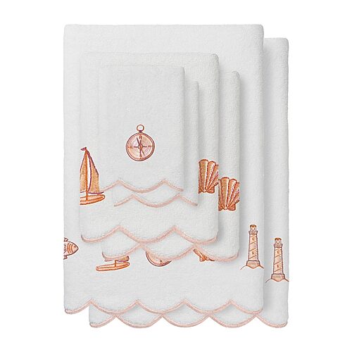 Click here for Linum Home Textiles Sea Joy Scallop 6-pc. Quick Dr... prices