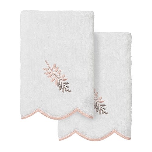 Click here for Linum Home Textiles Fern Toss Scallop 2-pc. Embell... prices