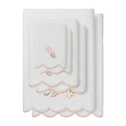 Click here for Linum Home Textiles Fern Toss Scallop 6-pc. Quick... prices