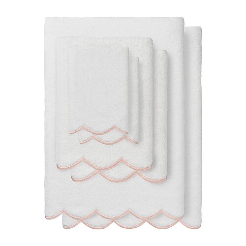 Click here for Linum Home Adornia Scallop Cotton 6-Pc. Towel Set... prices