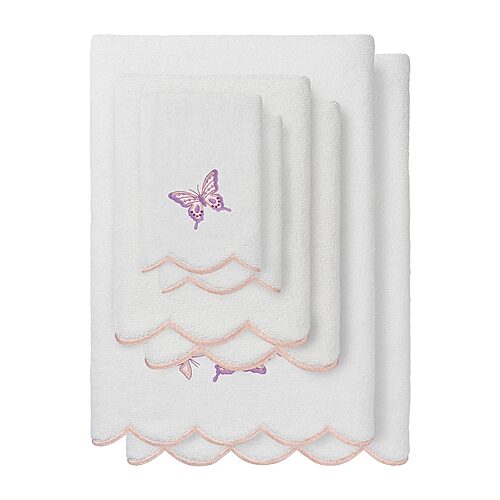 Click here for Linum Home Textiles Britney Scallop 6-pc. Quick Dr... prices