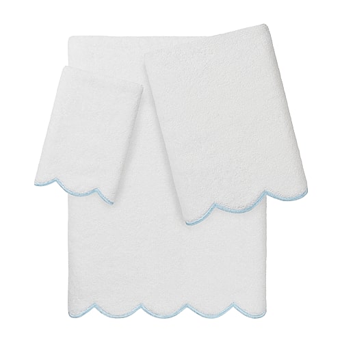 Click here for Linum Home Adornia Scallop Cotton 3-Pc. Towel Set... prices
