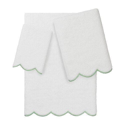 Click here for Linum Home Adornia Scallop Cotton 3-Pc. Towel Set... prices