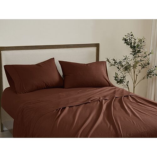 Click here for Brooklyn Loom Cotton Percale Sheet Set  One Size... prices