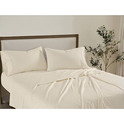 Click here for Brooklyn Loom Cotton Percale Sheet Set  One Size... prices