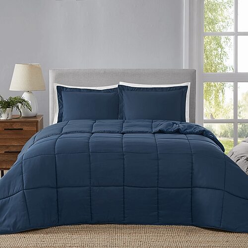 Truly Soft Everyday Reversible 2-Pc. Comforter Set  Twin Xl - Dark Blue