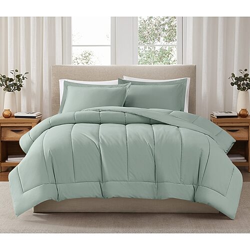 Click here for Brooklyn Loom Solid Cotton Percale 3pc. Comforter... prices