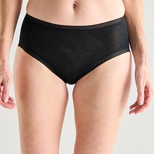 Click here for Ambrielle Smooth Lace Brief Panty  X-large  Black prices