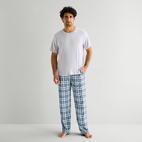 Click here for RESTWELL Mens Crew Neck Short Sleeve 2-pc. Pajama... prices