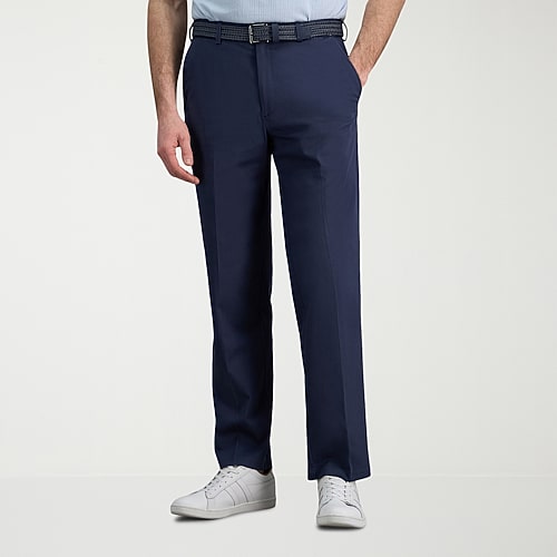 Click here for Haggar Mens Iron Free Premium Khaki Classic-Fit Fl... prices