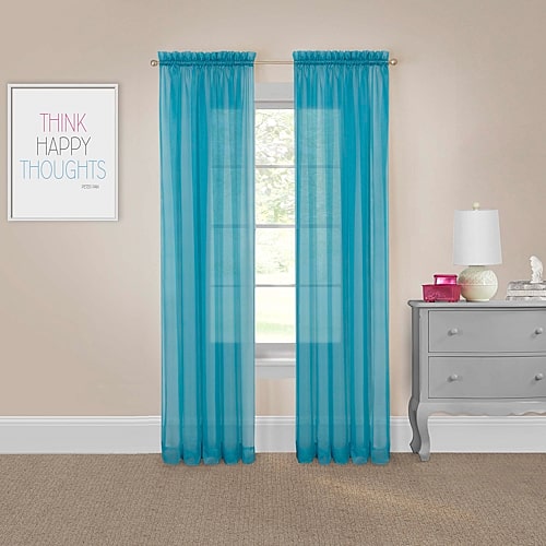 Click here for Eclipse Victoria Voile Rod Pocket Sheer Set of 2 C... prices