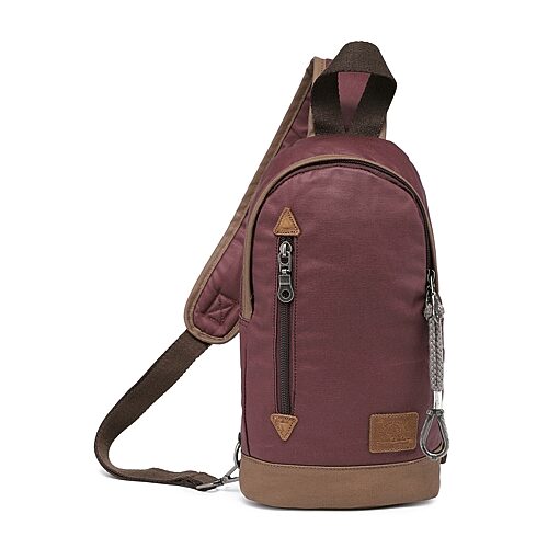 Click here for Tsd Brand Urban Light Coated Canvas Sling Bag - Bu... prices