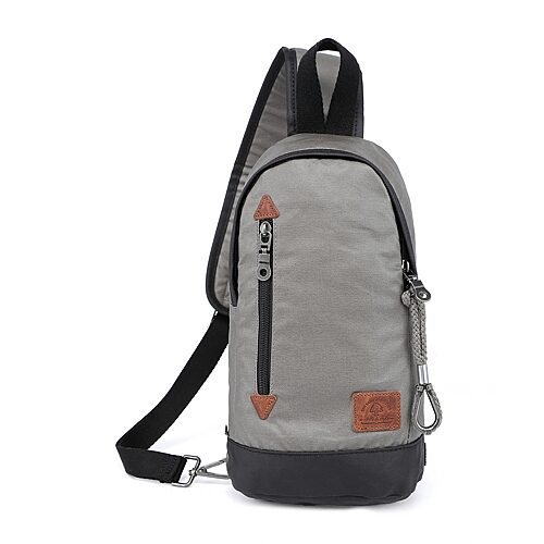 Click here for Tsd Brand Urban Light Coated Canvas Sling Bag - Gr... prices