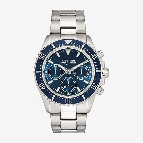 Click here for Armitron All Sport Mens Silver Tone Stainless Stee... prices