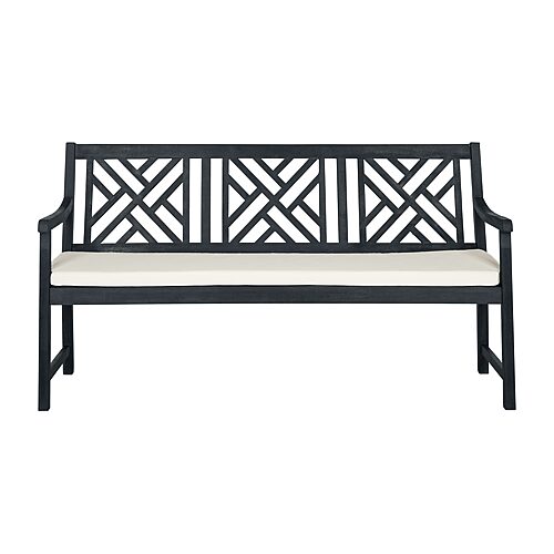 Click here for Bradbury Wood Patio Bench  One Size  Gray prices