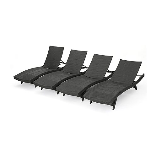 Click here for Salem Adjustable 4-pc. Lounge Chair  One Size  Gra... prices