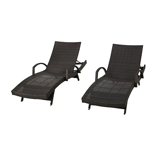 Click here for Salem Adjustable 2-pc. Lounge Chair  One Size  Bro... prices