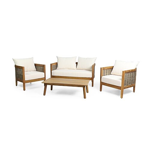 Click here for Burchett 4-pc. Conversation Set  One Size  Beige prices