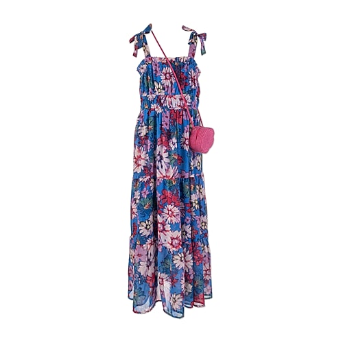 Click here for Speechless Big Kid Girls Plus Sleeveless Floral Ma... prices