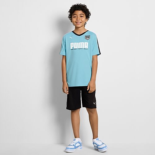 Click here for Puma Boys 8-16 V-Neck Puma Logo Short-Sleeve T-Shi... prices