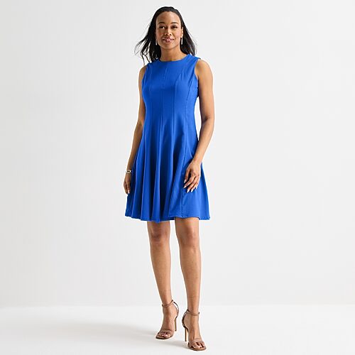 Click here for Danny & Nicole Womens Round Neck Sleeveless Fit +... prices