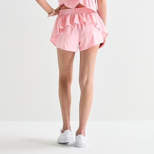 Click here for Xersion Ruffle Womens 3 1/2 Running Short  Xx-larg... prices