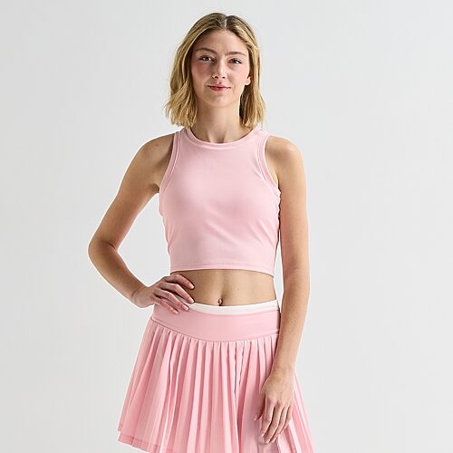 Click here for Xersion Cropped Womens Sleeveless Active Tank Top... prices
