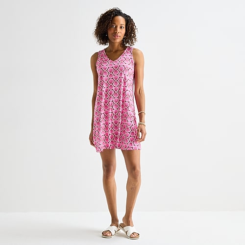 Click here for St. Johns Bay Womens Sleeveless A-Line Dress  X-la... prices