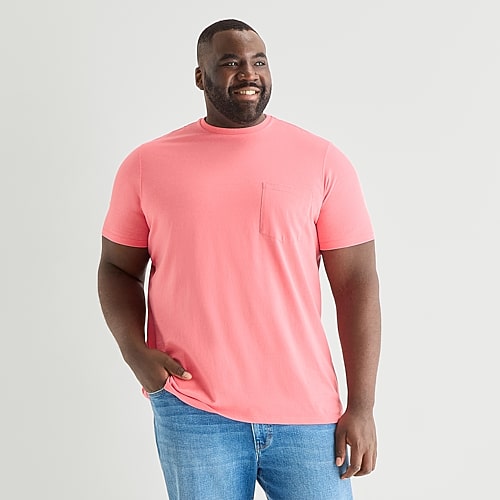 Click here for St. Johns Bay Super Soft Pocket Mens Crew Neck Sho... prices