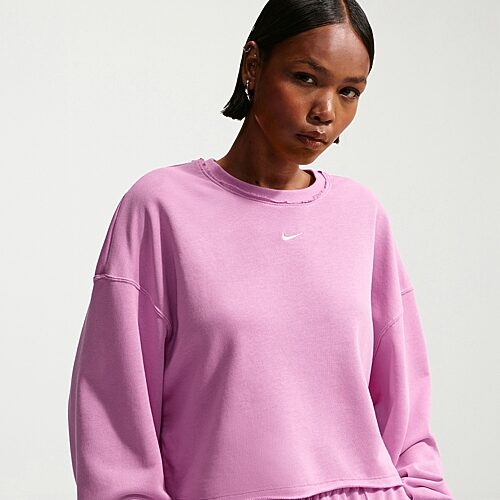 Click here for Nike Womens Oversized French Terry Sweatshirt - Lt... prices