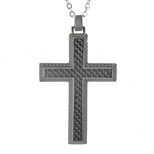 Click here for Mens Gunmetal Gray IP Stainless Steel and Carbon F... prices