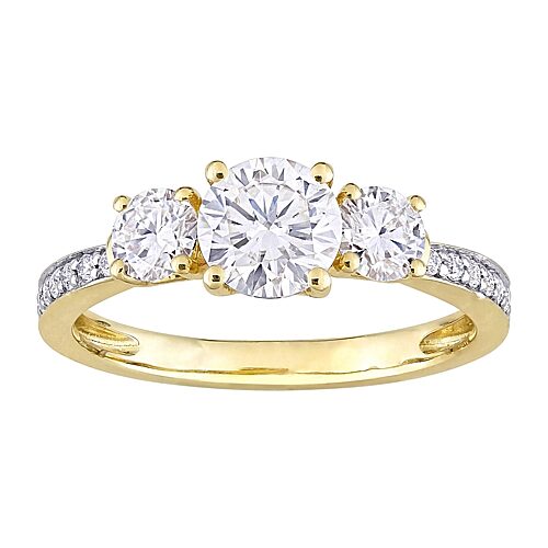 Click here for Womens 1 3/8 CT. T.W. Lab Created White Moissanite... prices