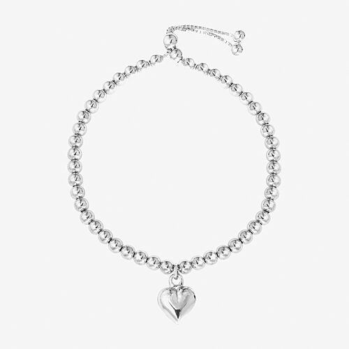 Click here for Womens Sterling Silver Heart Bolo Bracelet  One Si... prices