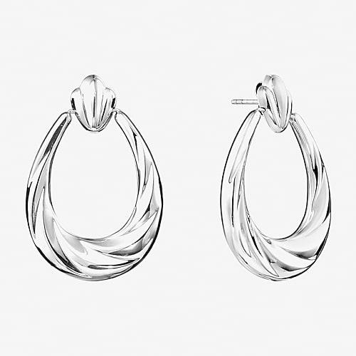 Click here for Womens Sterling Silver Drop Earrings  One Size prices