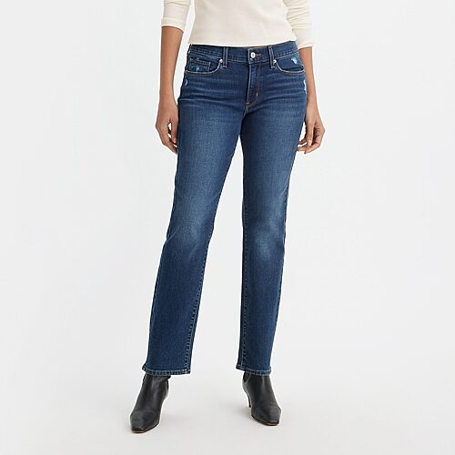 Click here for Levis Womens Mid Rise Classic Straight Jean  14  B... prices