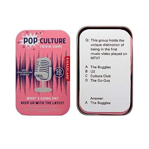 Click here for Kikkerland Pop Culture Trivia Card Game  One Size... prices