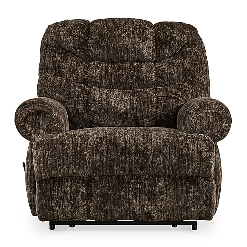 Signature Design By Ashley Movie Man Manual Recliner  One Size  Brown