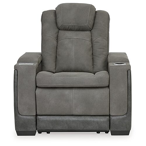 Next-Gen DuraPella Dual Power Track Arm Recliner  One Size  Gray