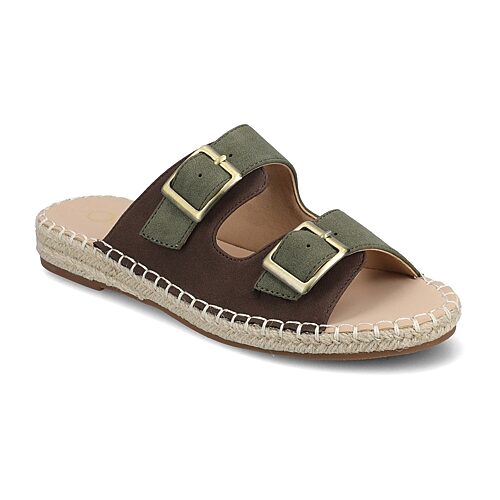 Click here for Journee Collection Womens Tresah Double Strap Espa... prices