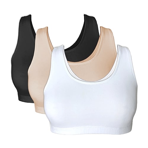Click here for Bestform Tank Style Cotton Comfort Bra 3pk - 50090... prices