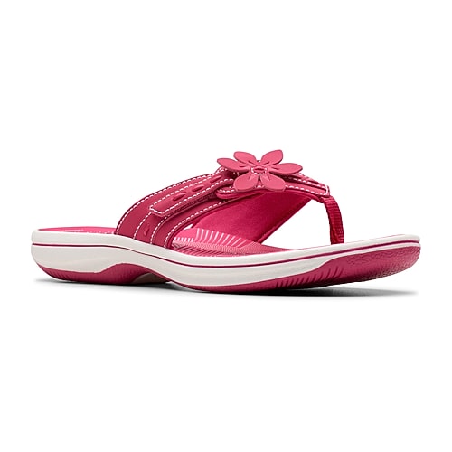 Click here for Clarks Cloudsteppers Womens Breeze Opal Flip-Flops... prices