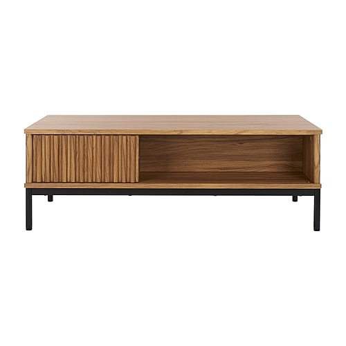 Click here for Lylia 2 Door Coffee Table - Oak/black prices