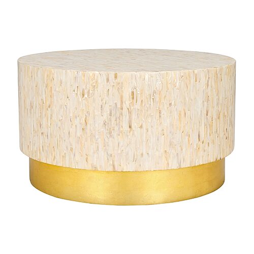 Click here for Scarlett Round Coffee Table - Natural/gold prices