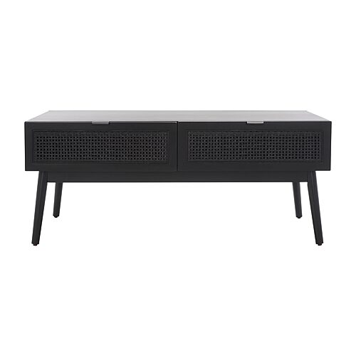Safavieh Baisley Storage 2-Drawer Coffee Table  One Size  Black