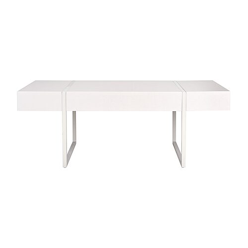 Click here for Tristan Rectangular Modern Coffee Table - White prices