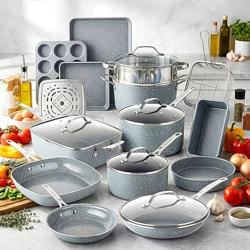Click here for Granitestone 20-pc. Non-Stick Cookware Set  One Si... prices