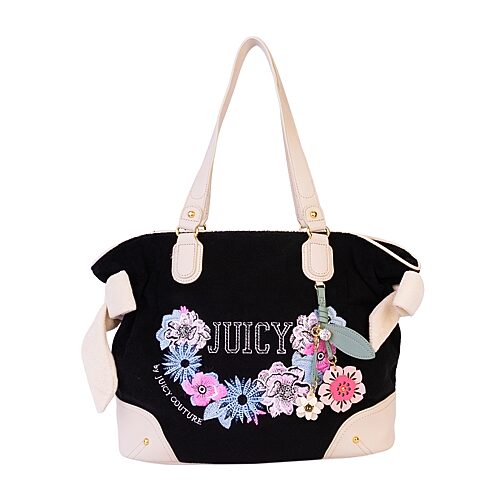 Click here for Juicy By Juicy Couture Retro Bloom Tote Tote Bag... prices