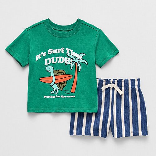 Click here for Okie Dokie Baby Boys 2-pc. Short Set  18 Months  G... prices